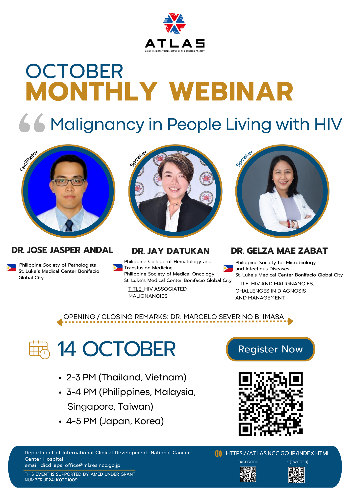 ATLAS Monthly Webinar｜ATLAS Asia Clinical Trials Network for Cancers ...